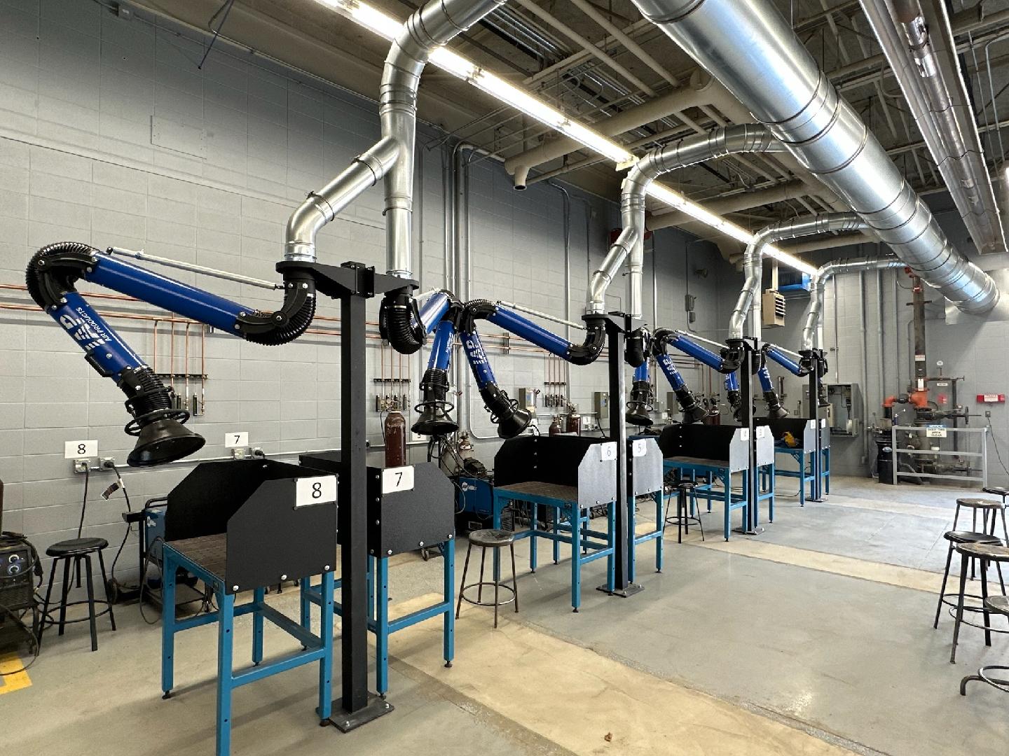 Fume Extraction Arms - IAP Air Products - AirCoast Industrial Solutions